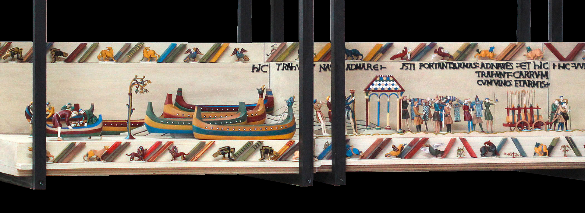 The Bayeux Tapestry takes on a new dimension with metal figurines ...